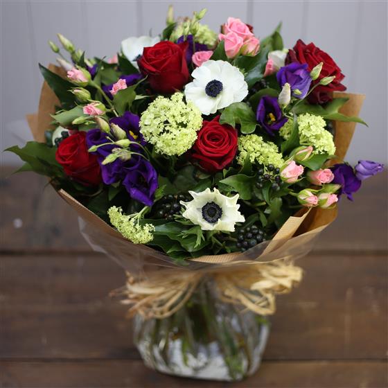 The Red White and Blue Bouquet Flower Power Florist Leeds